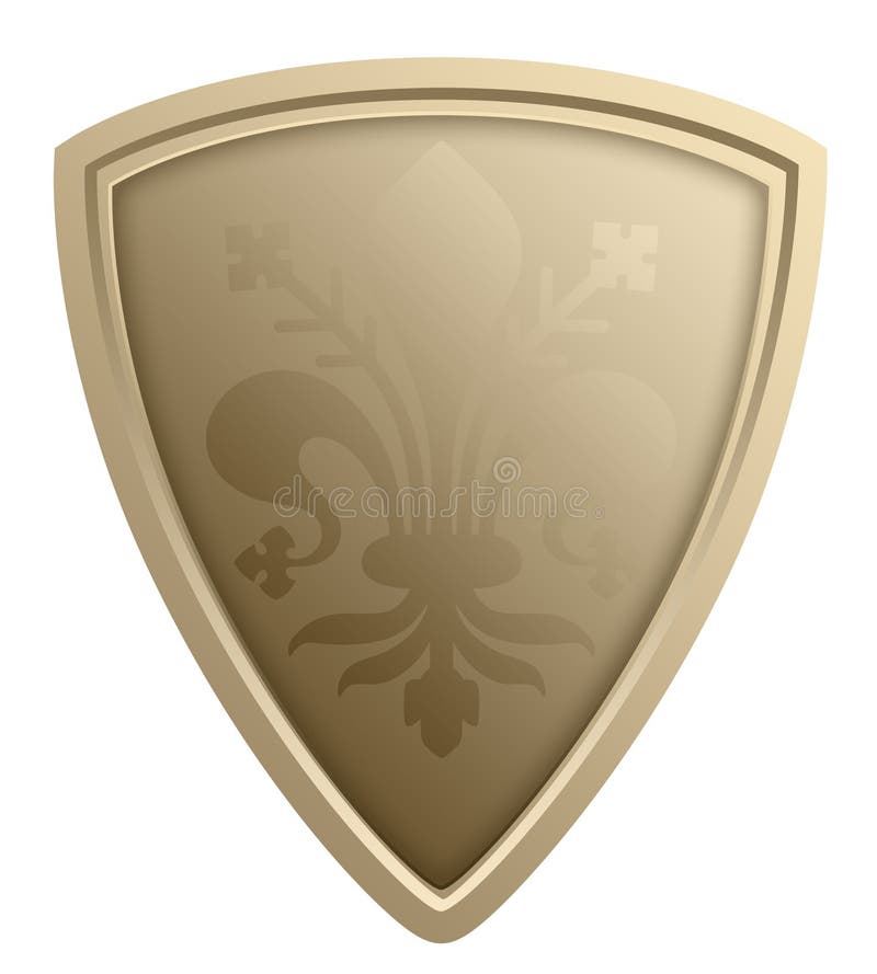 Heavy metal shield stock vector. Illustration of ribbon - 12814468