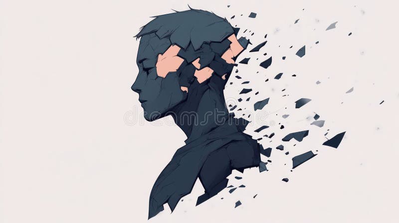 Shattered Mind: a Profile of a Disintegrating Human Head Stock ...