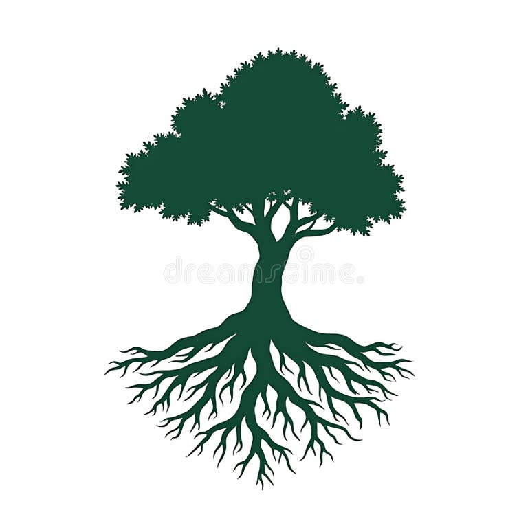 Complex Root System Tree Stock Illustrations – 544 Complex Root System ...