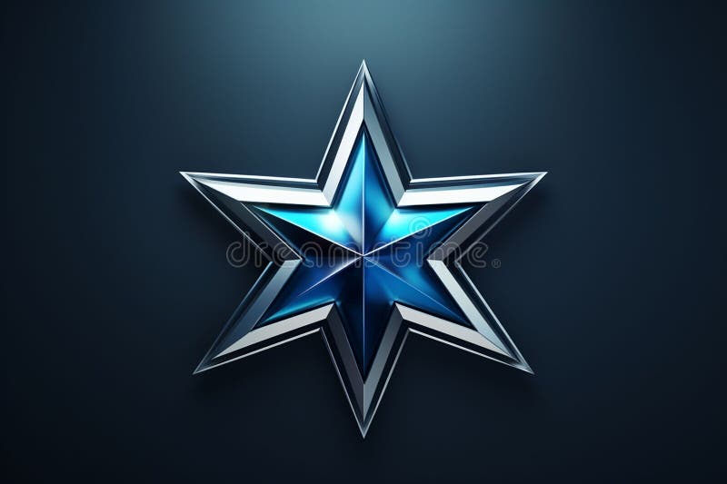 Stylized Men with Star Isolated Stock Illustration - Illustration of ...