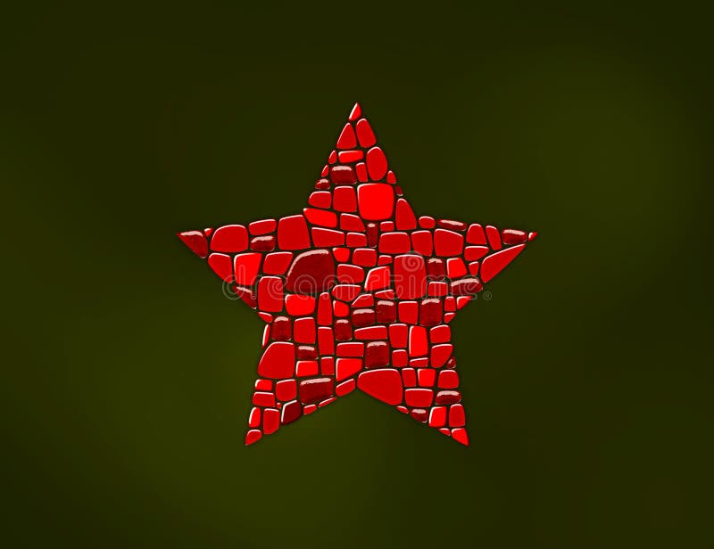 Stylized star symbol stock illustration. Illustration of stones - 89929867