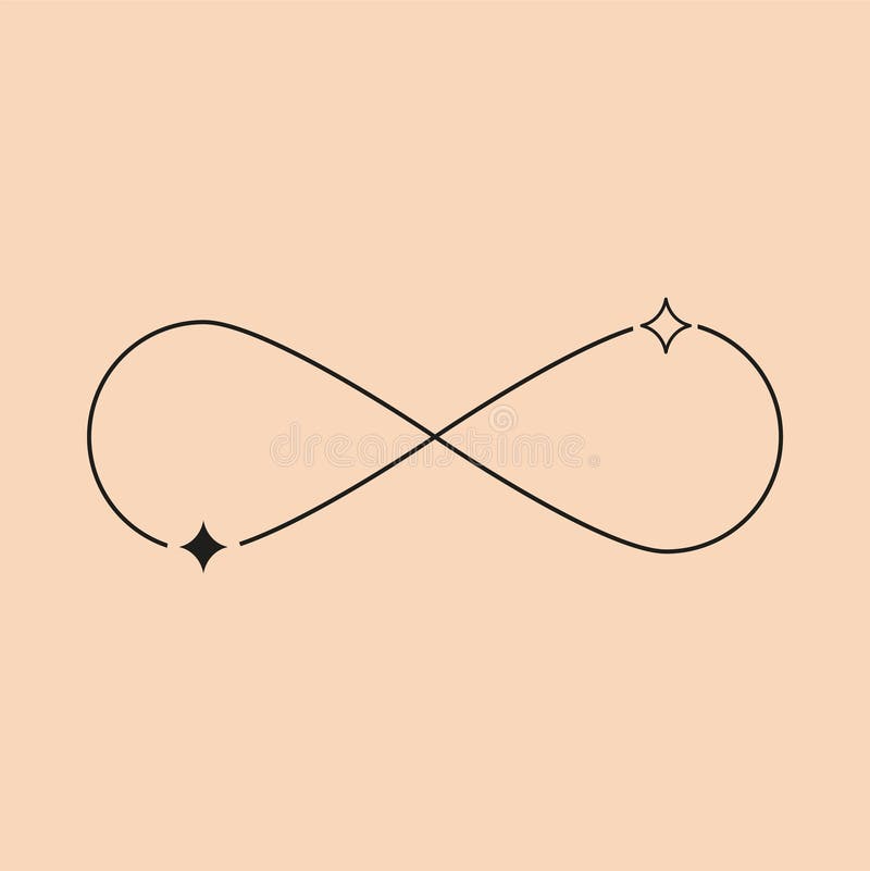 Stylized Stars, Orbit, Infinity, Infinity Symbol. Geometric Form ...