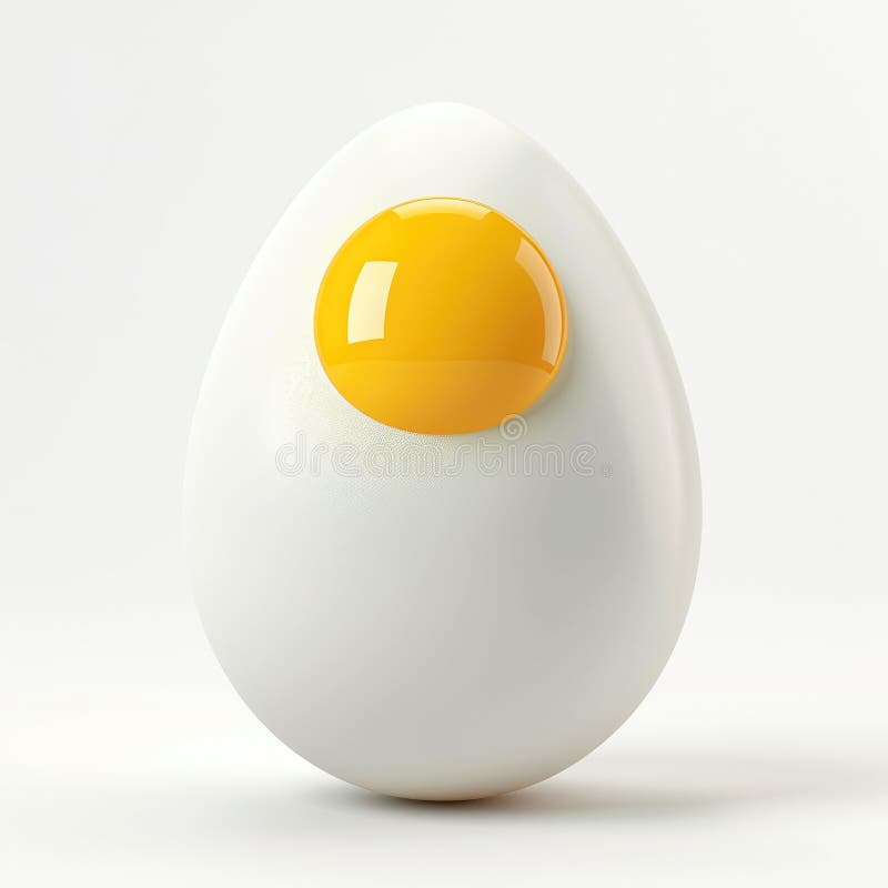 Fried Egg, Sunny Side Up: Perfect Culinary Shot Stock Illustration ...