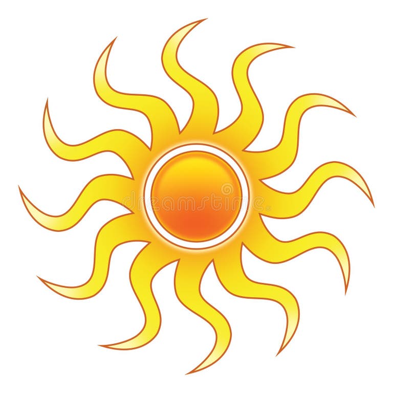 Stylized Sun Design Stock Illustrations – 38,145 Stylized Sun Design ...