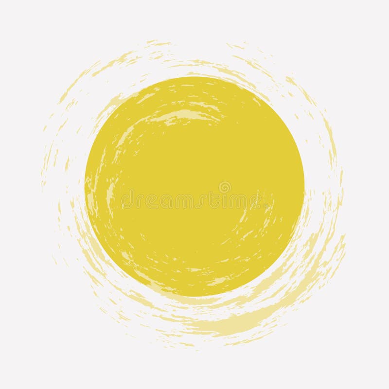 Stylized Sun, Circle, Texture for Your Designs Stock Illustration ...