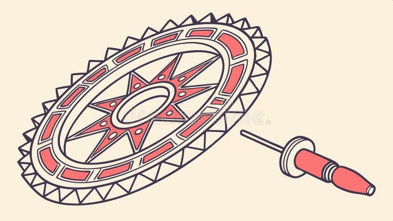 Stylized Sun Design with Radiating Rays and Intricate Circular Patterns ...