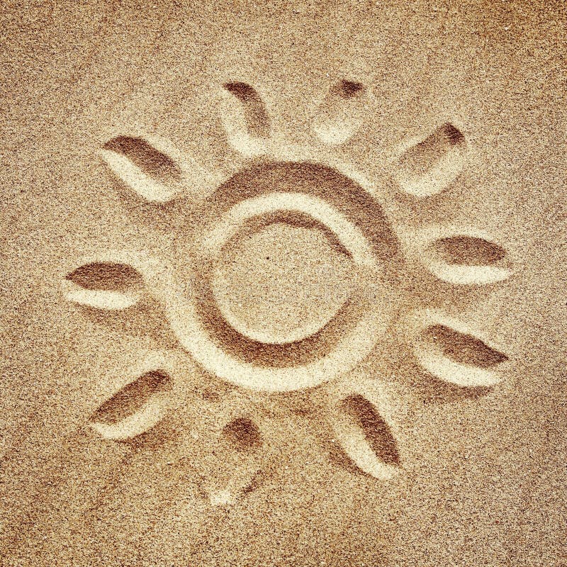 Stylized sun stock image. Image of springtime, summertime - 47857239