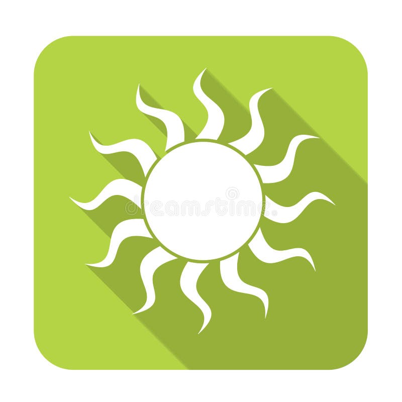 Stylized Sun image icon stock vector. Illustration of circle - 90022883