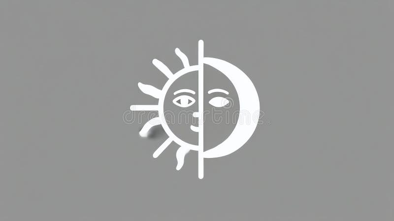 Stylized Half Moon Logo Stock Illustrations – 38 Stylized Half Moon ...