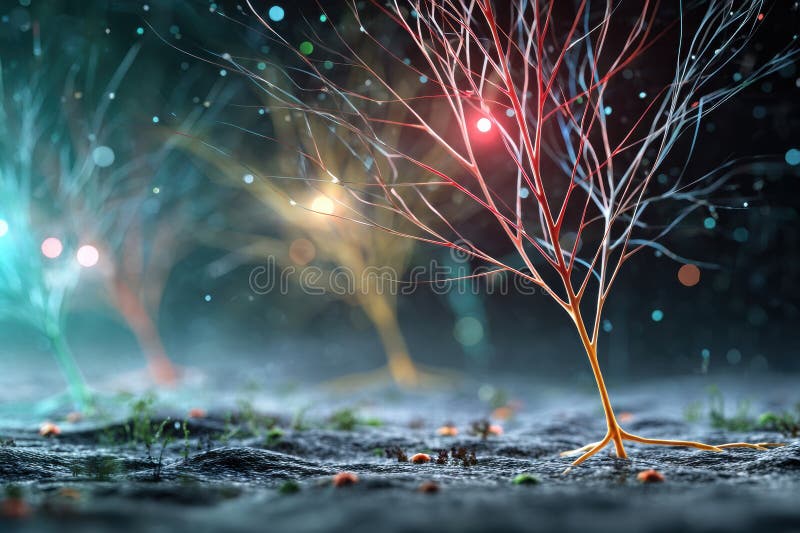 Stylized Synthetic Neuron Develops within Innovative Digital Soil in a ...