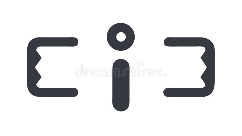Stylized Text Logo or Abbreviation Ci3 Icon, Vector Design Generative ...
