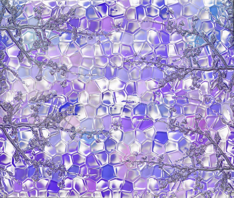 Stylized Texture of Ice Cubes Computer Generated Stock Illustration ...