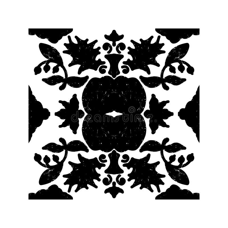 Stylized Texture Ornament, Tile Shapes. Vector Stock Vector ...