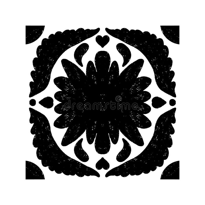 Stylized Texture Ornament, Tile Shapes. Vector Stock Vector ...