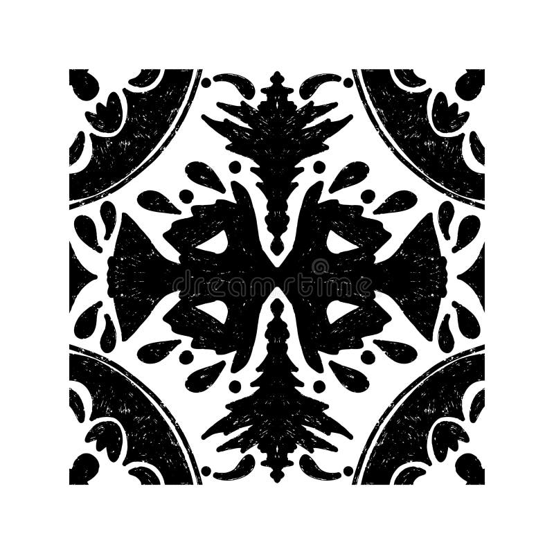 Stylized Texture Ornament, Tile Shapes. Vector Stock Vector ...