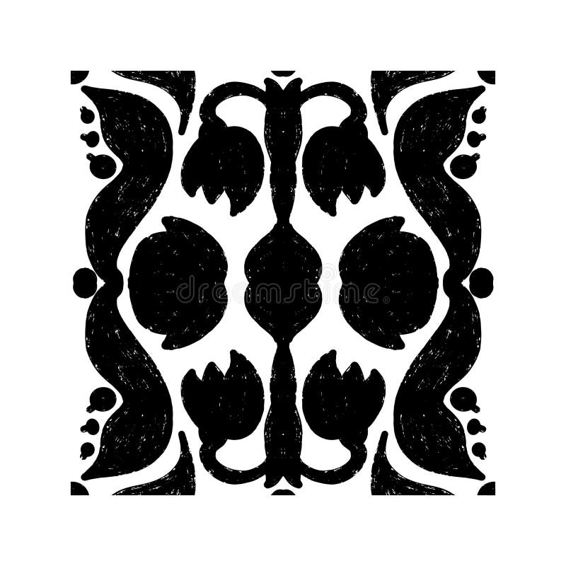 Stylized Texture Ornament, Tile Shapes. Vector Stock Vector ...