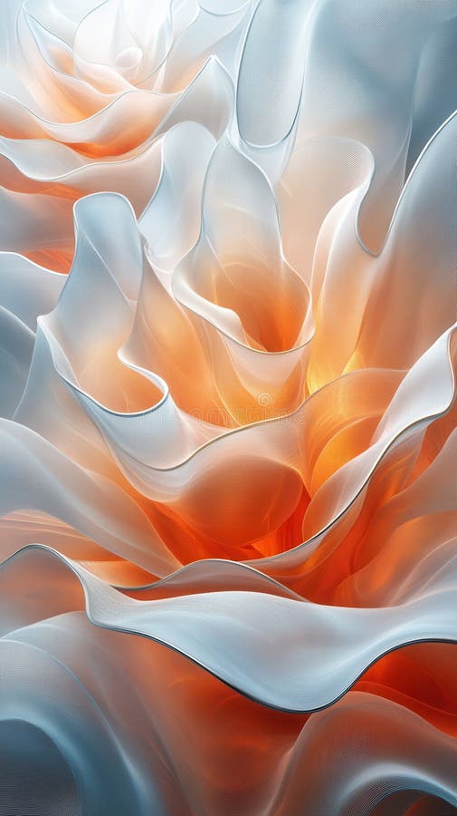 Stylized Thermal Patterns Inspired by Natural Heat Dynamics, Showcasing ...