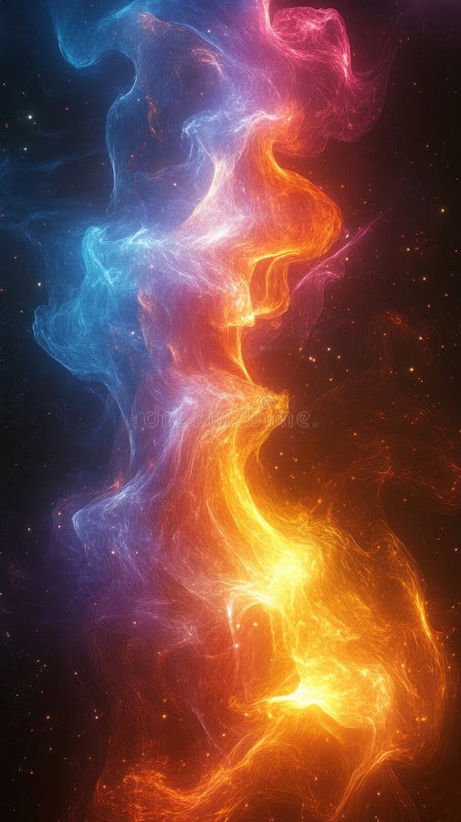 Stylized Thermal Patterns Inspired by Natural Heat Dynamics, Showcasing ...