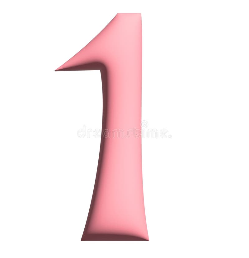 Stylized Three-dimensional Pink Numbers from 0 To 9, Clipart Stock ... Stylized Three-dimensional Pink Numbers from 0 To 9, Clipart Stock ...