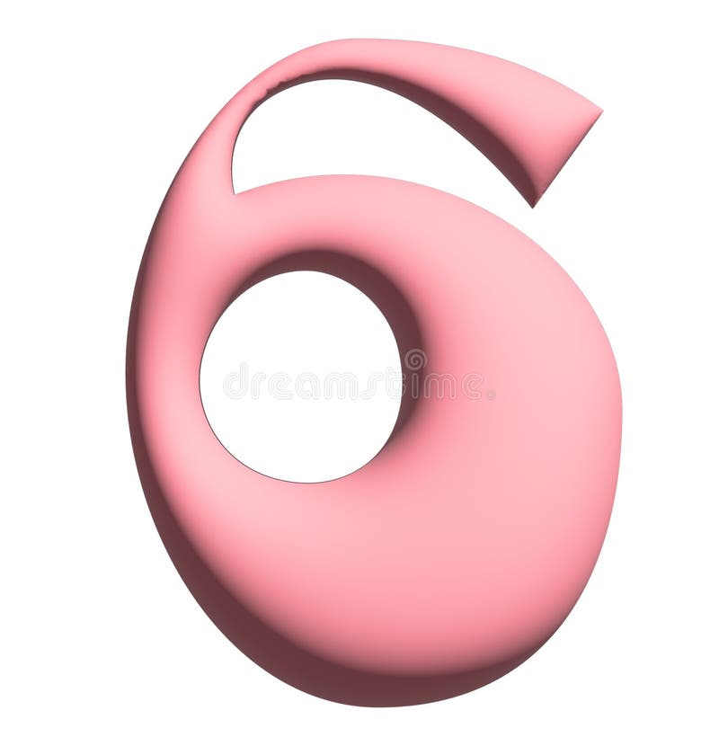 Stylized Three-dimensional Pink Numbers from 0 To 9, Clipart Stock ... Stylized Three-dimensional Pink Numbers from 0 To 9, Clipart Stock ...