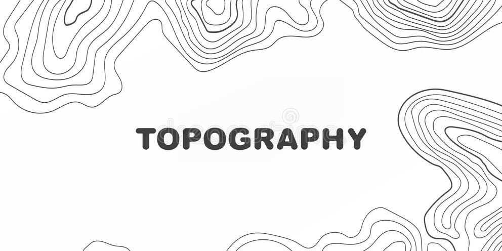 Stylized Topographic Map Illustration Stock Illustrations – 381 ...
