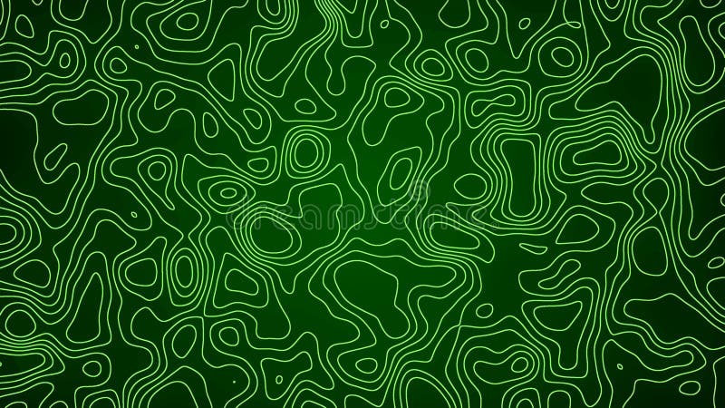 Cartography Outline Contour Terrain Map Contours Stock Illustrations ...