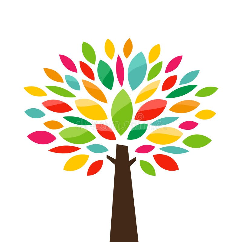 Stylized tree stock vector. Illustration of green, grow - 24823341