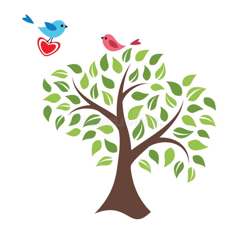 Cute social birds love stock vector. Illustration of celebration - 25571276