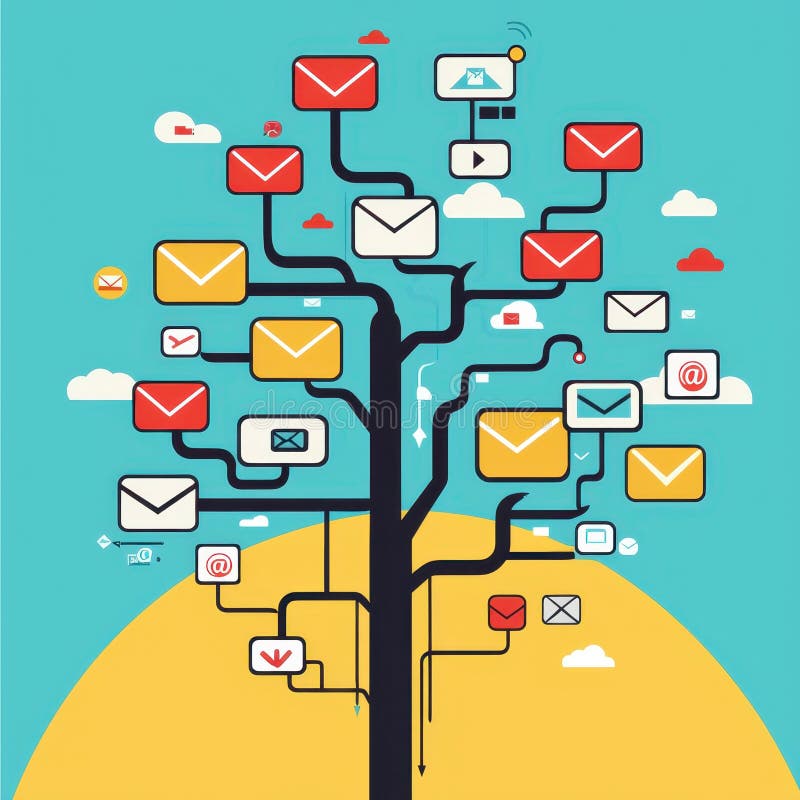 A Stylized Tree Graphic Representing Pixelz0 S AB Testing with Four ...