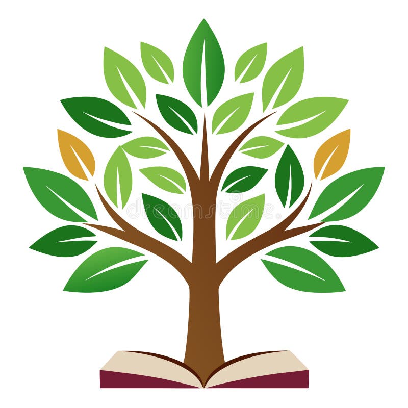 Tree of Knowledge, Book Illustration, Learning and Growth, Education ...
