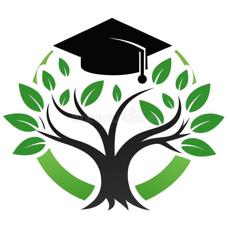 Education growth tree logo stock vector. Illustration of isolated ...