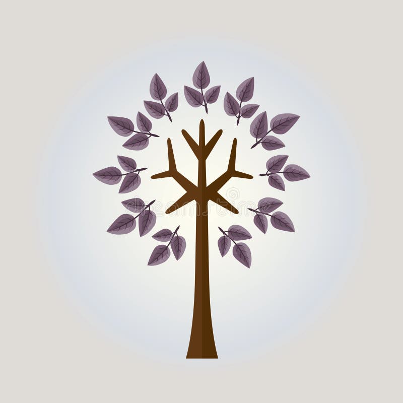 Stylized Tree. Vector Illustration Decorative Design Stock Vector ...