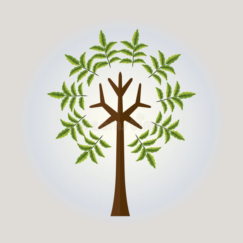 Stylized Tree. Vector Illustration Decorative Design Stock Vector ...