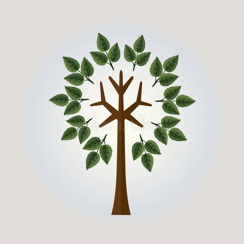 Stylized Tree. Vector Illustration Decorative Design Stock Vector ...