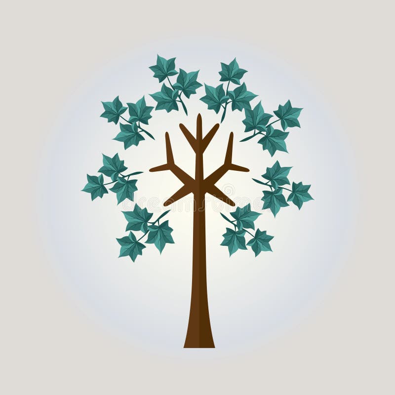 Stylized Tree. Vector Illustration Decorative Design Stock Vector ...