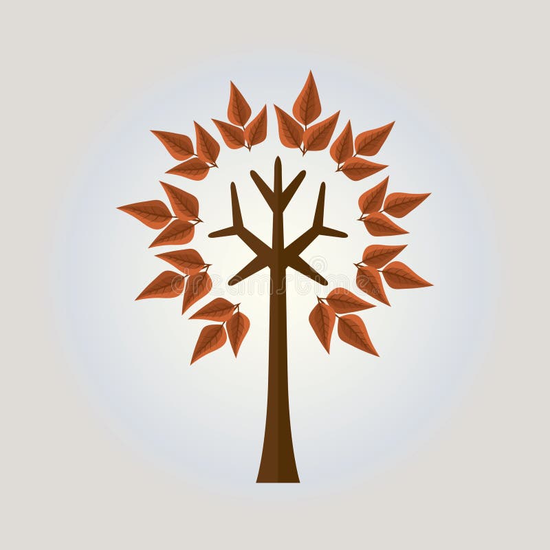 Stylized Tree. Vector Illustration Decorative Design Stock Vector ...