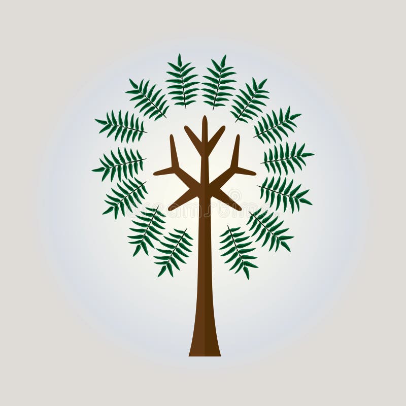 Stylized Tree. Vector Illustration Decorative Design Stock Vector ...