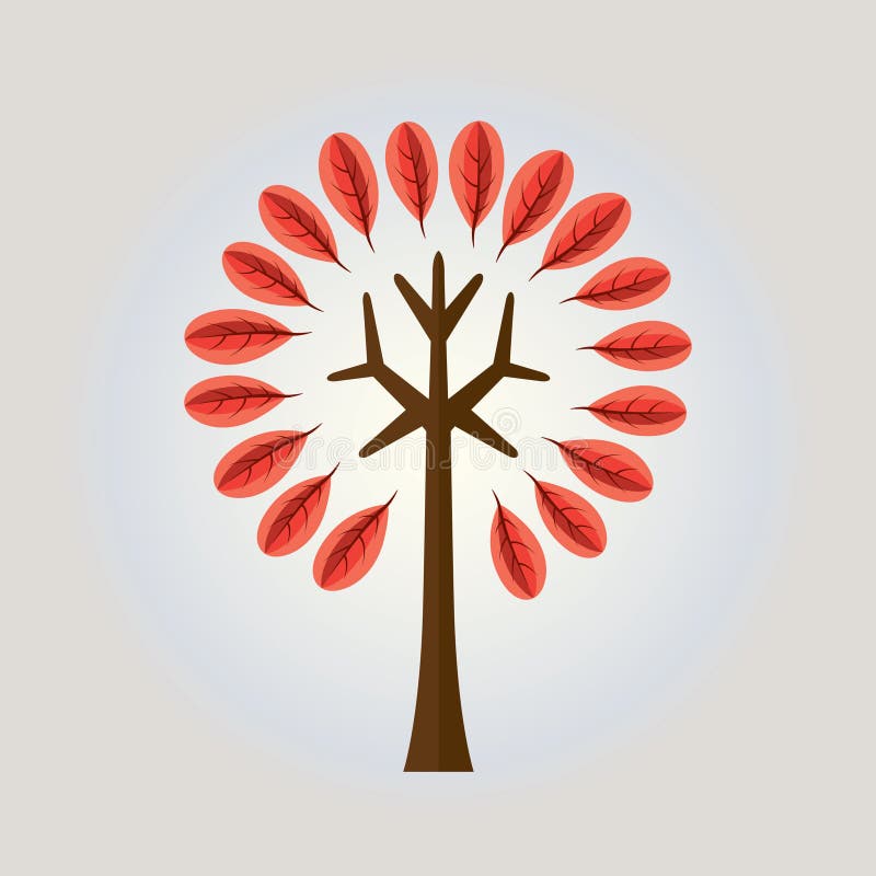 Stylized Tree. Vector Illustration Decorative Design Stock Vector ...