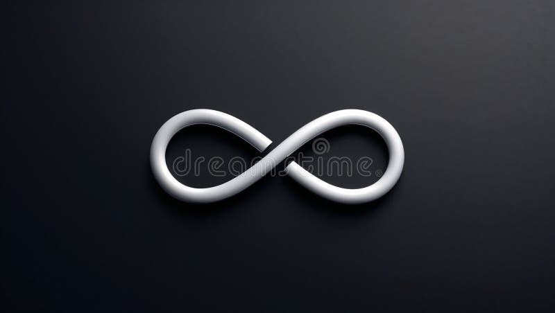 Unlimited Symbol Icon - Modern Infinity Design Stock Illustration ...