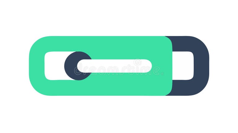 Stylized USB Drive or Data Stick Icon, Vector Design Generative AI ...