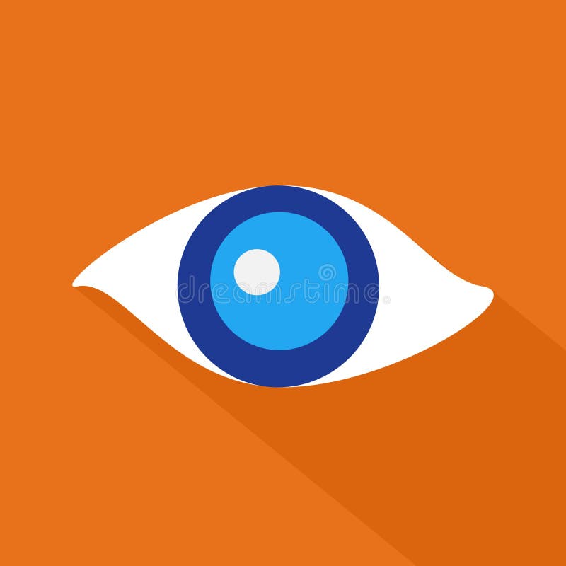 Stylized vector eye stock vector. Illustration of light - 77187366