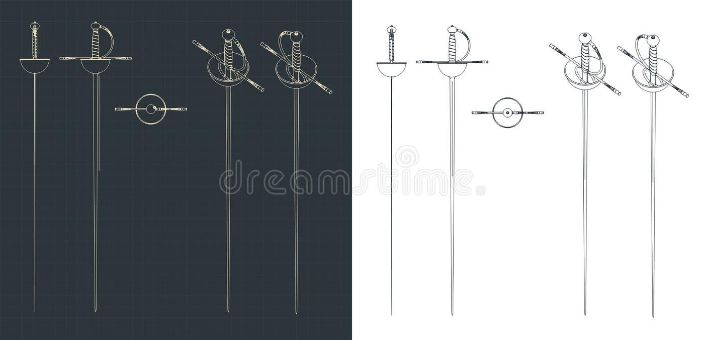 Sword Blueprints Stock Illustrations – 10 Sword Blueprints Stock ...