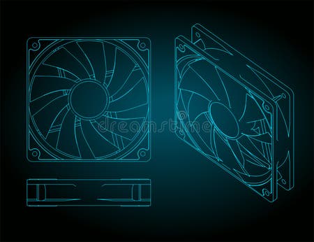 Fan Blueprints Stock Illustrations – 118 Fan Blueprints Stock ...