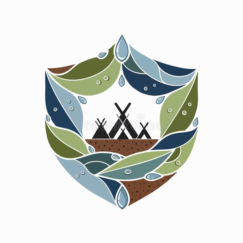 Native American Water Symbol Stock Illustrations – 1,652 Native ...