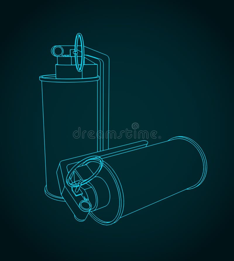 Smoke grenade sketch stock vector. Illustration of army - 350498498
