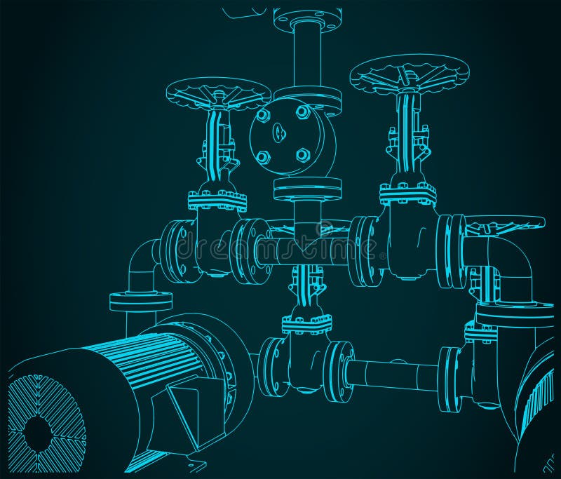 Water Pumping System Stock Illustrations – 281 Water Pumping System ...