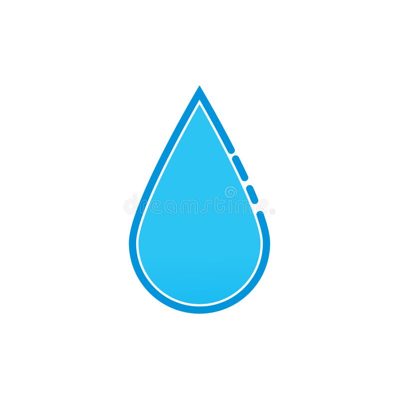Stylized Water Drop Logos and Symbol Stock Vector - Illustration of ...