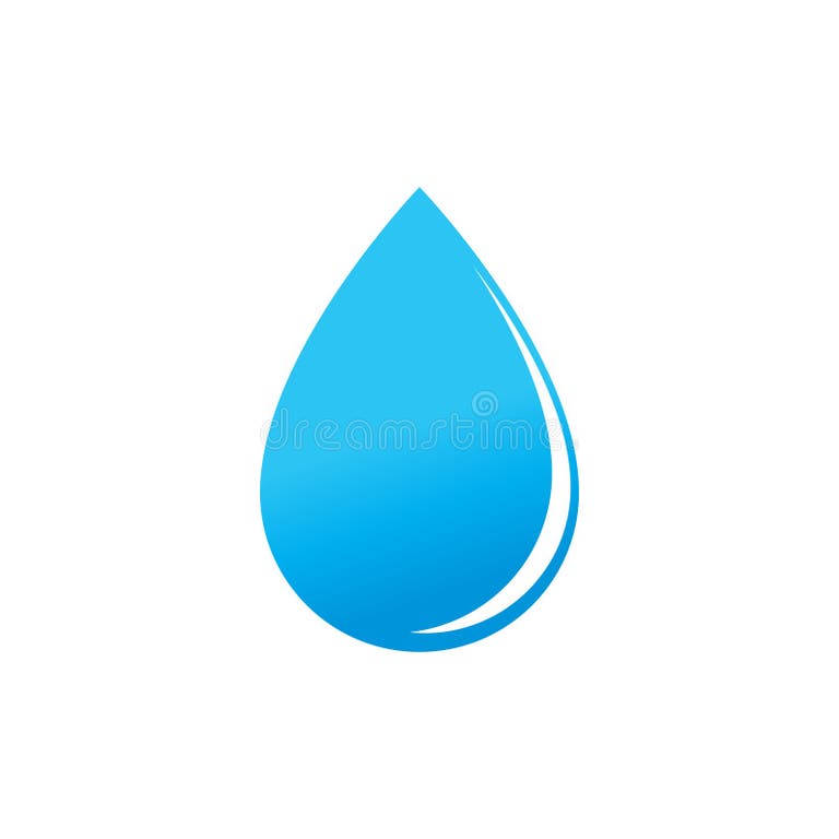 Stylized Water Drop Logos and Symbol Stock Vector - Illustration of ...