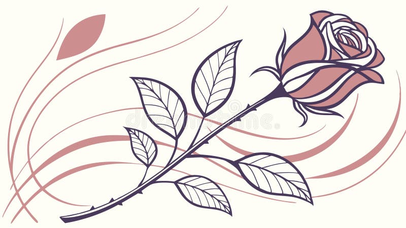 Stylized Water Drop with Swirls, Abstract Element Vector, Vector Design ...