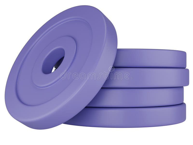 Stylized weight plate stock illustration. Illustration of stylized ...